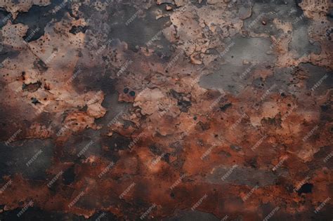 Rust Texture Backgrounds Deterioration Architecture Premium Ai