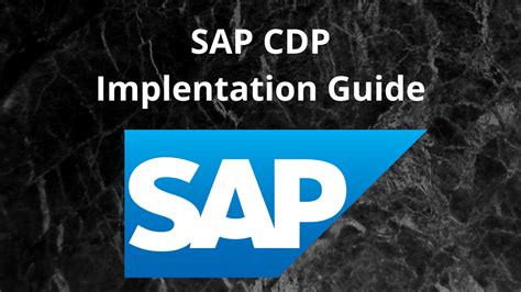 Getting Started With Sap Customer Data Platform Architecture Data