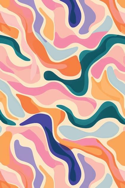 Colorful Abstract Wavy Pattern Premium Ai Generated Vector Colorful Abstract Wavy Pattern Premium Ai Generated Vector