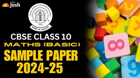 Cbse Class 10 Maths Basic Sample Paper 2025 Download Model Question