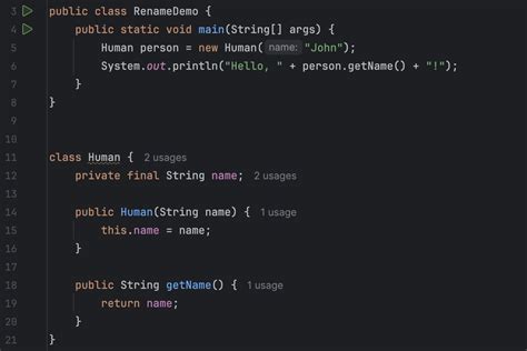 重命名重构 IntelliJ IDEA 文档