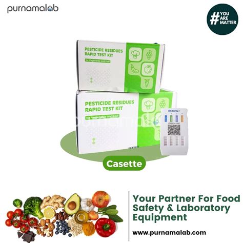 Pesticide Detection Kit Test Kit Uji Cepat Pestisida Casette Purnamalab One Stop Solution