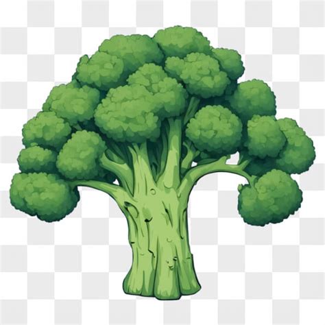 Descarga Planta De Brócoli De Dibujos Animados Cartoons En Línea