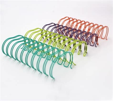 Mm Double Loop Wire Binding Loops Document Metal Spiral Wire