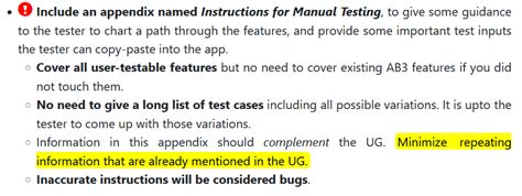 missing manual testing section · issue 2729 · nus cs2103 ay2223s1 pe dev response · github