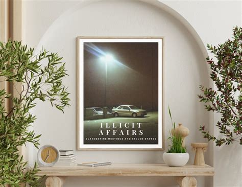 Lyric Print Illicit Affairs Poster Swiftie Gift Etsy