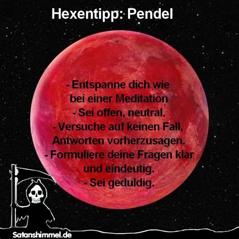 Pendel Anleitung Satanshimmel