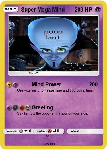 Pokémon Super Mega Mind Mind Power My Pokemon Card