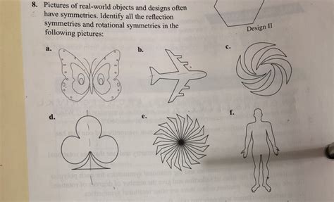 Solved 8 Pictures Of Real World Objects And Designs Often