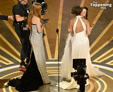 Leggy Halle Berry Looks Hot In A White Dress At The 95th Annual Academy