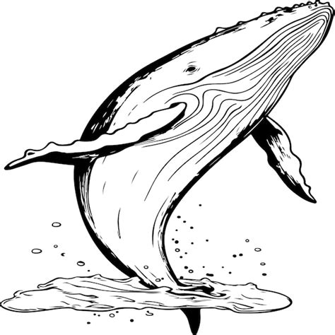 Ballena Jorobada Para Colorear