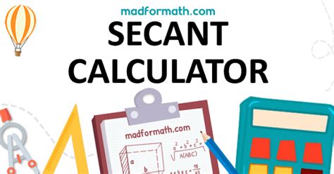 Secant Calculator