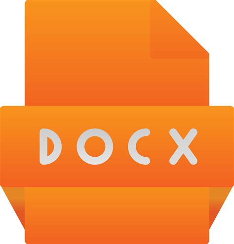 Docx File Format Icon Vector Art At Vecteezy