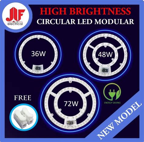 Magnetic Circular Led Modular Light 36w 48w 72w 6500k 3 Color Round Led Magnet Module
