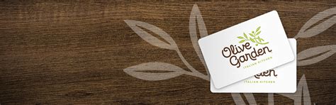 T Cards Olive Garden Italian Restaurant