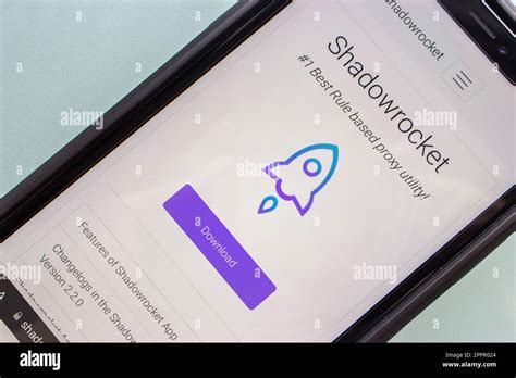 Shadowrocket App Seen In Its Website On An Iphone Shadowrocket Is An