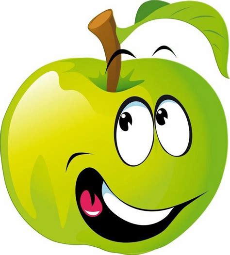 Одноклассники Clip Art Funny Fruit Fruit Cartoon