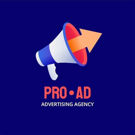 Free Vector Advertising Agency Logo Template