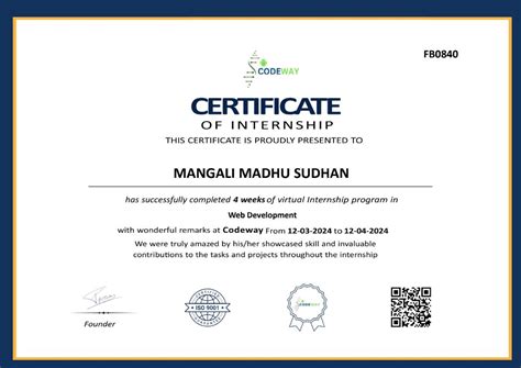 Madhu Sudhan Mangali On Linkedin Codewaysolution Codeway Intership Webdevelopment