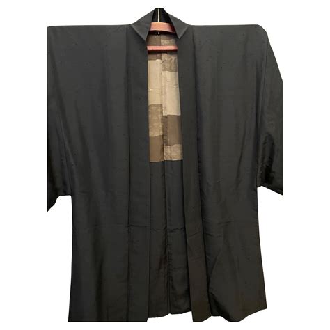 Japanese Silk Haori Jacket For Men 1950s Small Fans For Sale At 1stdibs