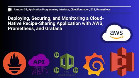 Deploying Securing And Monitoring A Cloud Native Recipe Sharing Application With Aws