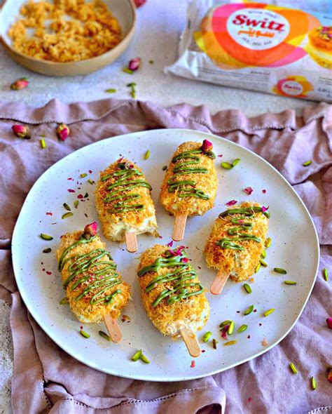 Irresistible Kunafa Ice Cream Sticks Sweet Treat With A Twist