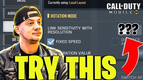 How To Fix Your Sensitivity In Cod Mobile Season 10 Youtube