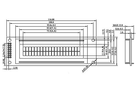 20x2 Character Lcd Display Module Screen 2002 Lcm Stn 33v
