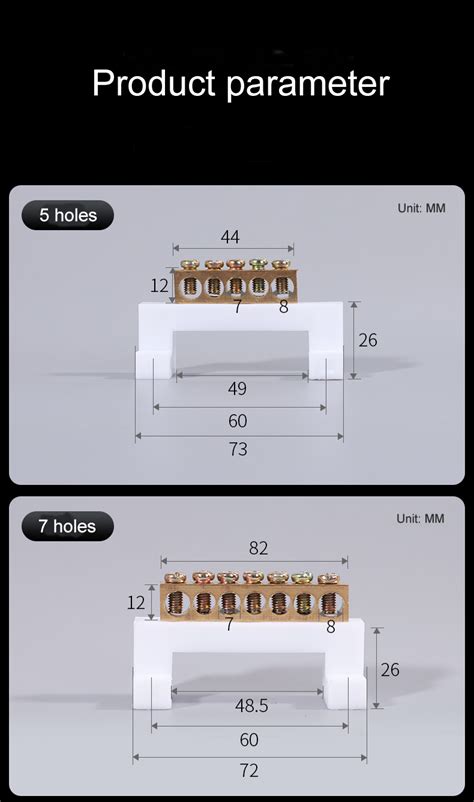 Terminal Block 10 Distribution Board Circuit Breaker Fish Tape Cable Markeranti Vandal