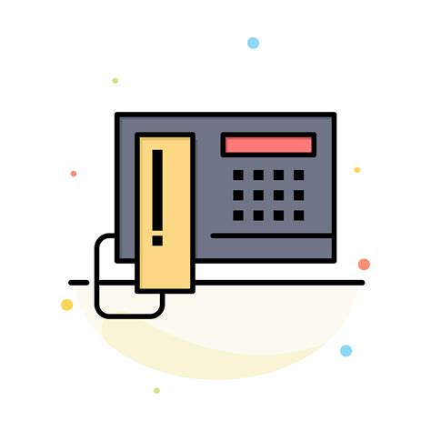 Telephone Phone Cell Hardware Abstract Flat Color Icon Template 19122519 Vector Art At Vecteezy