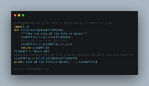 Get File Size Python Python Get File Size In KB MB Or GB Human