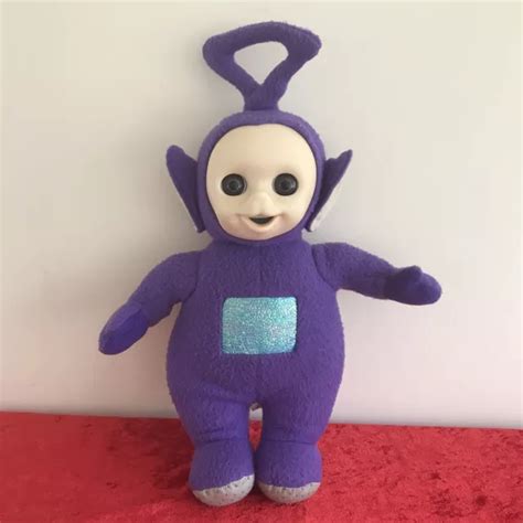 Teletubbies Original Tinky Winky 16” Tall Rag Doll Golden Bear Soft