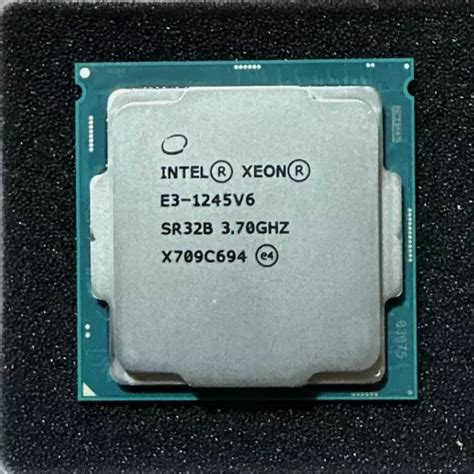 Xeon E3 1245v6 Sr32b 3 7 Ghz 4cores 8threads 8mb 73w Lga1151 Cpu E3 1245 V6 With Nuclear Display