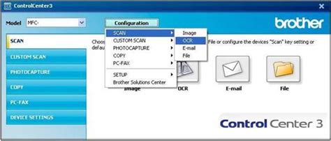 Configure And Use Controlcenter Or Scan To Ocr Windows Brother Canada