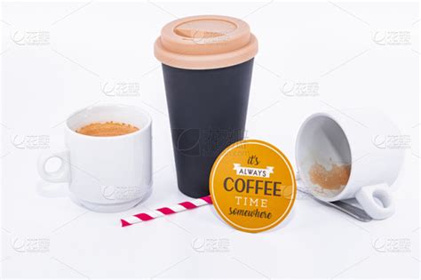 咖啡杯 工间休息 饮料 活力 一次性物品 热 背景分离 杯 牛奶 塑胶