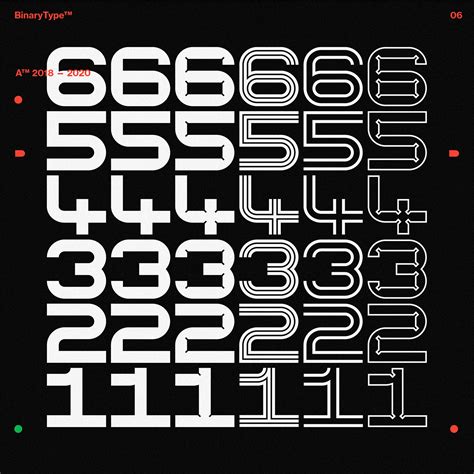 Binary Type On Behance