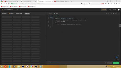 C Leetcode 29 Divide Two Integers Youtube