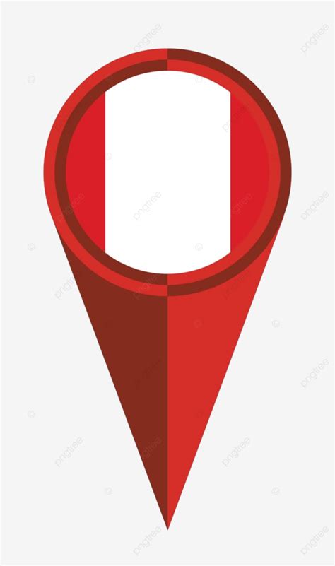 Peru Map Pointer Location Flag Element Vector Sketch Vector Element