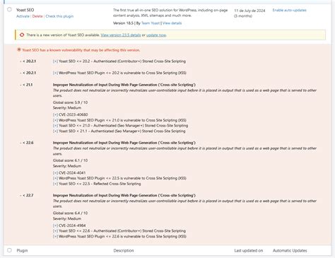 Wpvulnerability Wordpress Plugin