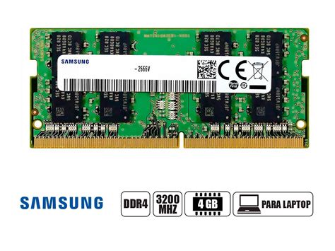 Memoria Para Laptop Sodimm Pc4 3200aa Samsung Ddr4 4gb Frecuencia 3200 Mhz M471a5244cb0 Cwe