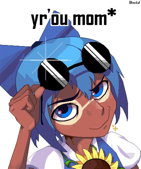 Cirno And Tanned Cirno Touhou Drawn By Vexkaf Danbooru