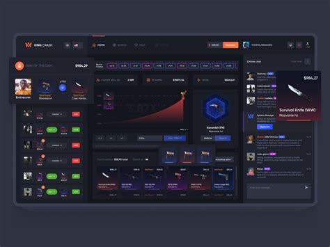CSGO Crash Game UI Elements By Alex Herzog For Sok Studio On Dribbble
