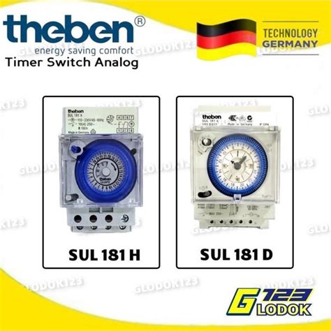 Jual Timer Switch Analog 100 240v Ac 24 Jam Theben Sul 181 D H Original Shopee Indonesia
