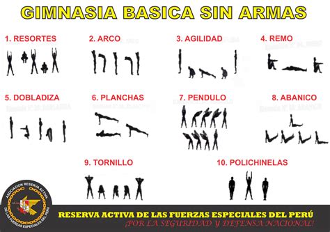 Reserva Activa Gimnasia BÁsica Militar Sin Armas