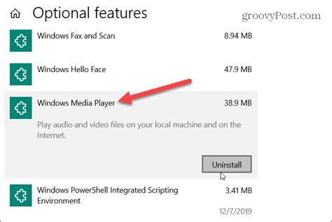 How To Disable Or Uninstall Windows Media Player On Windows