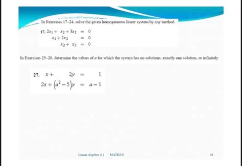 Solved In Exercises 17 24 Solve The Given Homogeneous Chegg Com