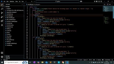 Python Cybersecurity Base64 Base32 Codingfun Hacktheworld Katif Ahmad