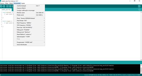 Aprendendo A Configurar A Ide Arduino Para Esp8266