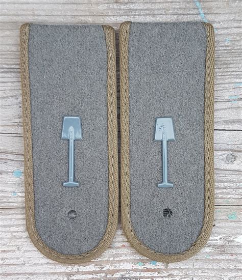 Ddr Nva Field Uniform Shoulder Boards Bausoldat Spatensoldat Ddr