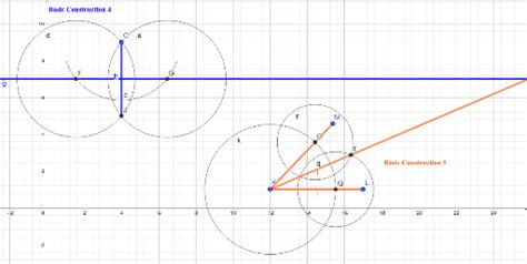 Basic Construction 4 And 5 Geogebra